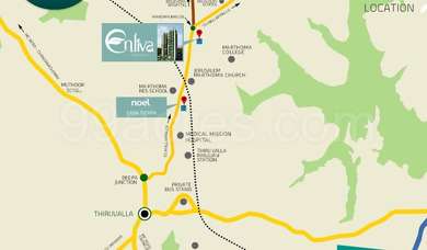 Noel Projects Noel Enliva Map - Thiruvalla, Pathanamthitta Location Map