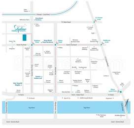 North Reality Northern Skyline Map - PAL, Surat Location Map