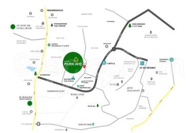 Northstar Homes Northstar Park Ave Map - Madhurawada, Visakhapatnam ...