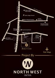 North West Infra Anutham Map - Jule, Solapur Location Map