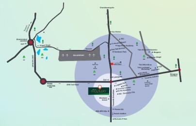 Northstar Homes And Spaces Northstar Sanctuary Map - Tukkuguda ...