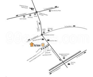 Norweez Properties Norweez My Future Map - Oragadam, Chennai Location Map