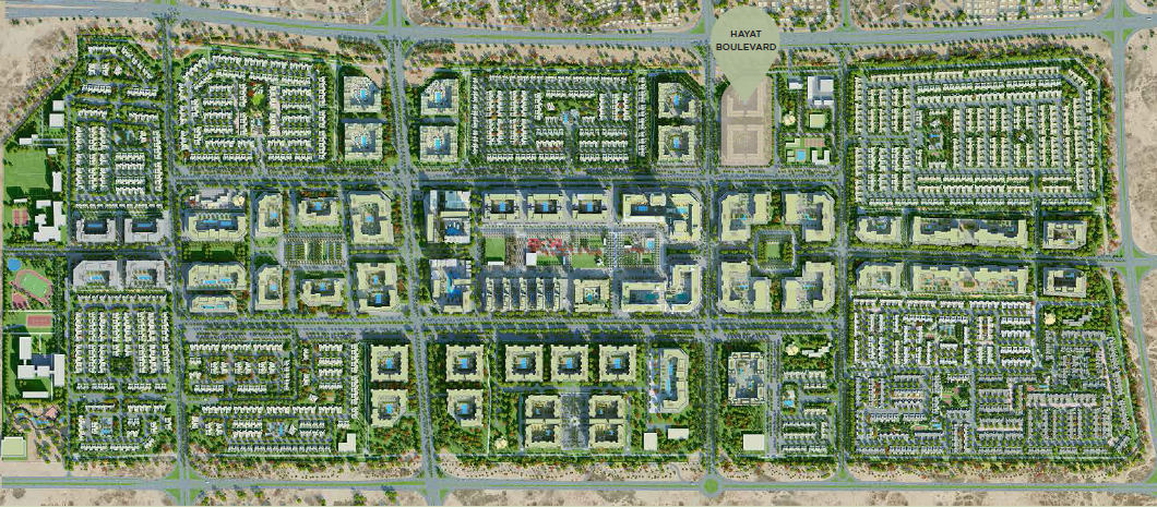 Nshama Hayat Boulevard Apartments Dubai, Town Square | Price List ...