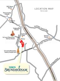 NSR Developers Hyderabad NSR Brundavanam Map - Cheriyal, Secunderabad ...