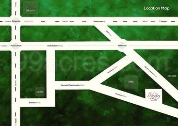 Nucleus Properties Builders Nucleus Heyday Map - Kakkanad, Kochi ...