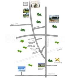 NYSA Builders Nysa Gulmohar Map - Hessarghatta, Bangalore North ...