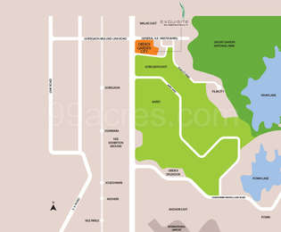 Oberoi Realty Oberoi Exquisite Map - Goregaon (East), Mumbai Andheri ...