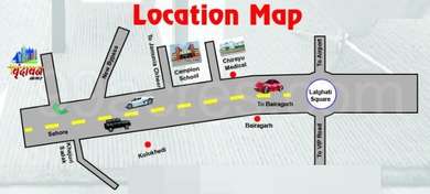 Ocean Builders Bhopal Ocean Vrindavan Nagar Map - Phanda Kala, Bhopal ...