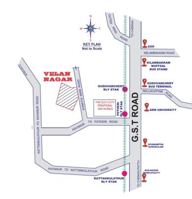 Ocean Housing Ocean Vetrivelan Nagar Map - Potheri, Chennai South ...