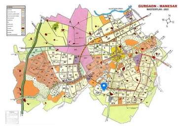 Ocean Seven Buildtech OSB Golf Heights Map - Sector 69 Gurgaon Location Map
