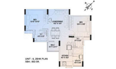 3 BHK Apartment / Flat for sale in Oceanus Green Valley Kallayam ...