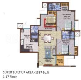 2 BHK / Bedroom Apartment / Flat for rent in Oceanus Sunshine ...