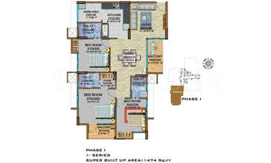 2 BHK Apartment / Flat for sale in Oceanus Sunshine Kazhakootam ...