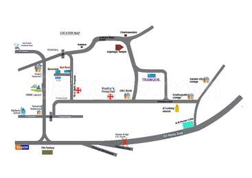 Oceanus Group Builders Oceanus Tranquil Map - Horamavu, Bangalore ...