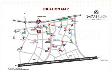 Kalyan Group Mumbai Navare Plaza Map - Dombivli East, Mumbai Location Map