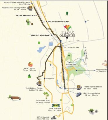 Bhoomi Net City Bhoomi Ellora Olearise Map - Koperkhairane, Navi Mumbai ...