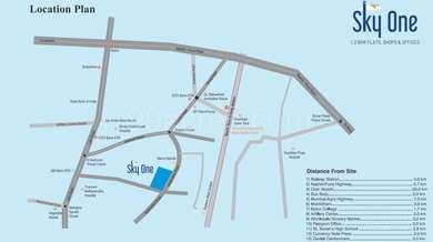 OM SAI OM BUILDERS Sky One Map - Nasik Road Location Map