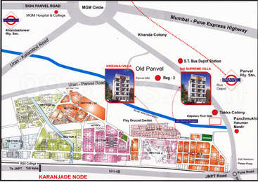 Om Sai Riddhi Siddhi Developers Om Sai Supreme Villa Map - Karanjade ...