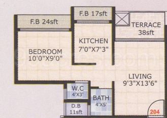 1 BHK Apartment / Flat for sale in Riddhi Siddhi Exotica Ulwe Sector 8 ...