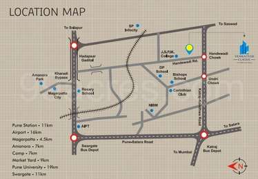 Om Shriniwas Developers Om Shriniwas Venkatesh Classic Map - Hadapsar ...