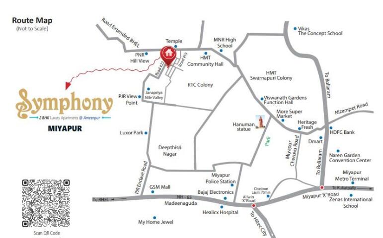 Om Sri Projects Symphony Aminpur, Hyderabad | Price List & Brochure, Floor Plan, Location Map ...