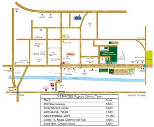 Omaxe The Forest Spa Map - Sector-93 B Noida Location Map