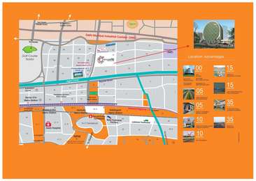 Omaxe Sun Map - Sector 79 Faridabad Location Map