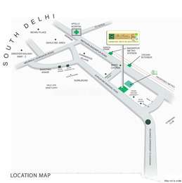 Omaxe The Forest Spa Map - Surajkund, Faridabad Location Map