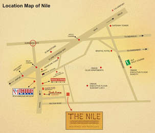 Omaxe Infratech Omaxe The Nile Map - Sector 49 Gurgaon Location Map