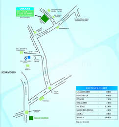 Omaxe Parkwoods Map - Sai Road, Baddi Location Map