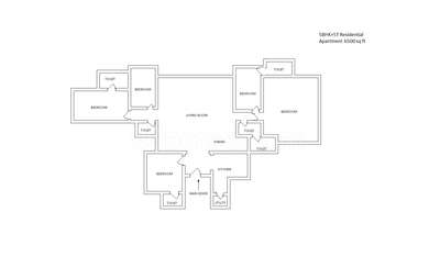 4 BHK / Bedroom Apartment / Flat for rent in Omaxe The Forest Sector-92 ...