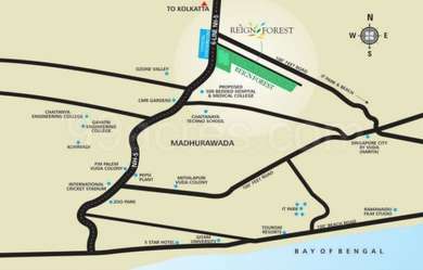 Omcon Infrastructure Omcon Reign Forest Map - Kommadi, Visakhapatnam ...