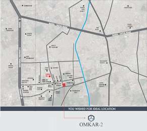 Omkar Group Ahmedabad Omkar 2 Map - Narol, Ahmedabad East Location Map