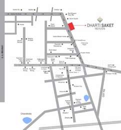 Dharti Saket And Omkara Associates Dharti Saket Heaven Map - New Ranip ...