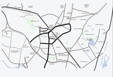 Orange Corp Amara Map - Nigdi, Pune Location Map