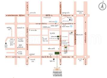 Paarijat Group Paarijat Vishwas Map - Vatva, Ahmedabad East Location Map