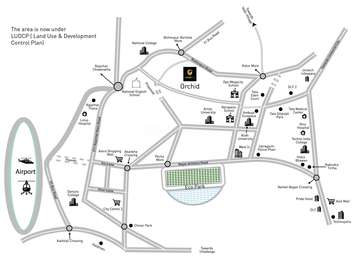 The Orchid Group The Orchid Grandeur Map - Rajarhat, Kolkata Location Map