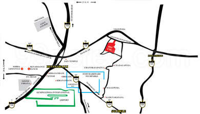 Organize India Organize Def Col Map - Devanahalli, Bangalore Location Map
