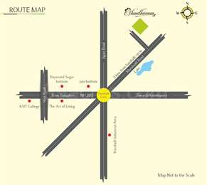 Orian Estates Orian Shanthivana Map - Harohalli, Bangalore East ...