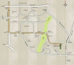 Ornate Properties Builders Ornate celestial Map - NIBM, Pune Location Map