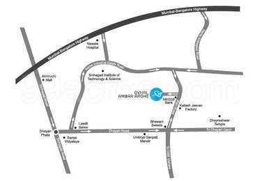 Om Properties Ovhal Ambar Arohi Map - Dhayari, Kasba Peth, Pune ...