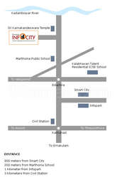 Oxoniya Builders And Developers Oxoniya Infocity Vintage Map - Kakkanad ...