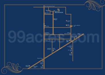 Oxy Buildcorp Oxy Beaumonde Map - Viman Nagar, Pune Location Map
