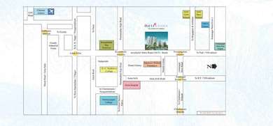 Ozone Group The Metrozone Map - Anna Nagar West, Chennai North Location Map
