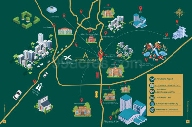 Padmavathi Buildings LLP Padmavathi Aryavart One Map - Tukkuguda ...