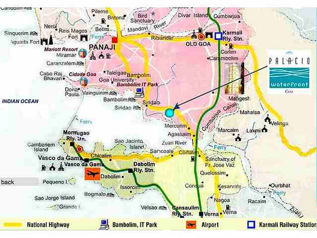 Palacio Waterfront Velha, Goa