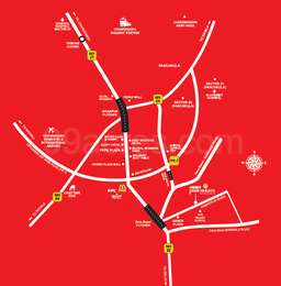 Ubber Group Ubber Palm Heights Map - Dera Bassi, Chandigarh Location Map