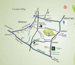 Panacea Builders Panacea Golden Nest Map - Gunjur Village, Bangalore ...