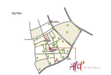 Panchtara Construction LLP Tirth Grandeur Map - Paldi, Ahmedabad West ...