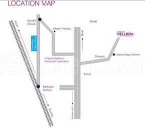 Panvelkar Group Builders Panvelkar Vellozia Map - Badlapur East, Thane ...